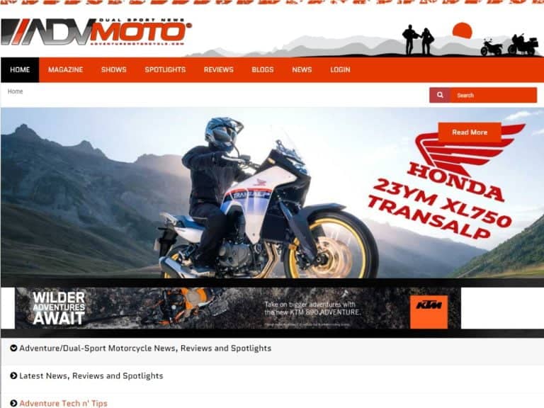 50 Best Motorcycle Websites with Amazing Example Photos!