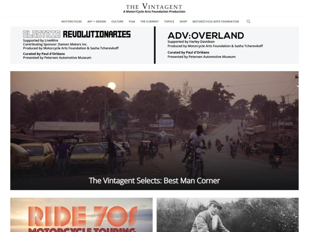 50 Best Motorcycle Websites with Amazing Example Photos!