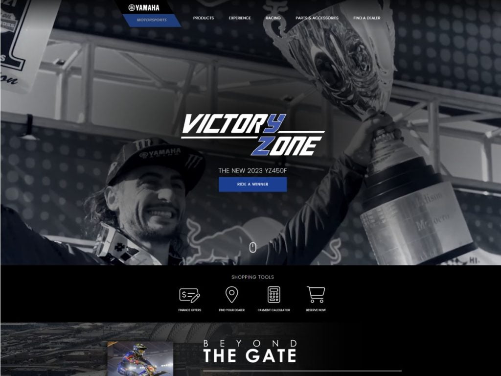 50 Best Motorcycle Websites with Amazing Example Photos!